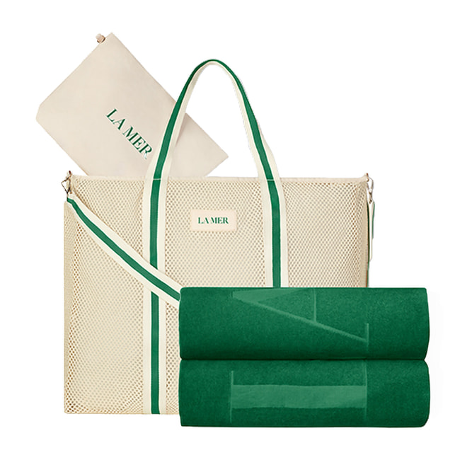 LA MER La Mer luxury Bag Set with Towels - Free Gift | Hondos Center