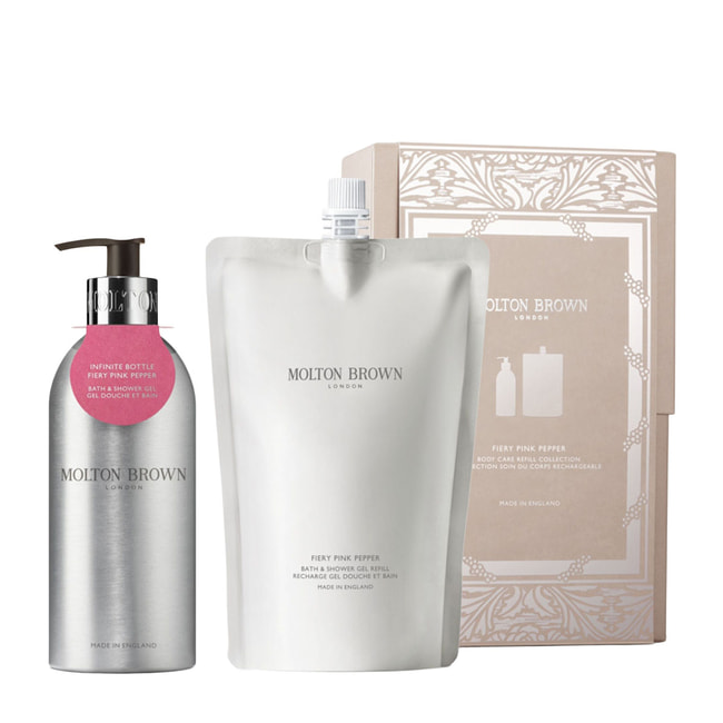 MOLTON BROWN Fiery Pink Pepper Body Care Refill Gift Set | Hondos Center