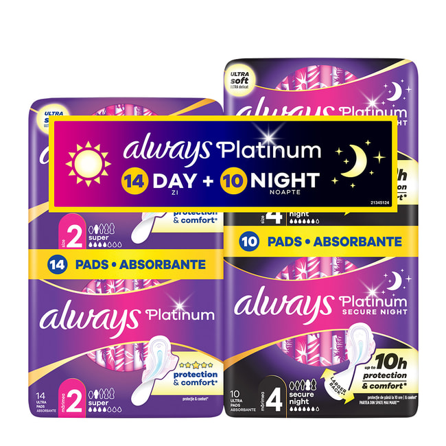 ALWAYS Ultra Platinum Day & Night Set | Hondos Center